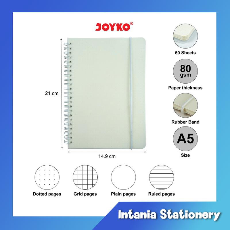 Notebook A5 Grid Joyko / Notebook Kotak-Kotak - Shop | Tokopedia