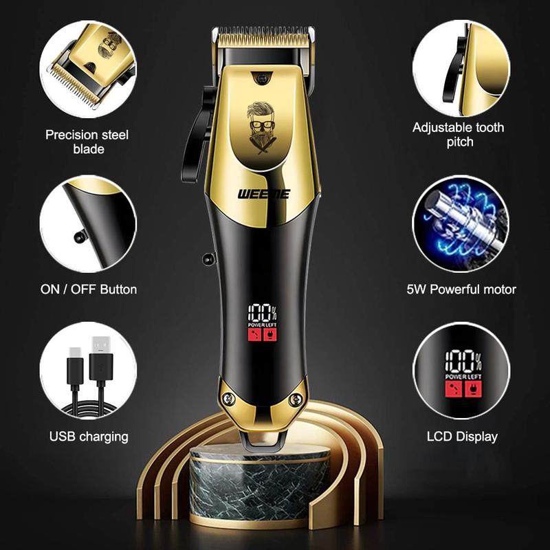 Hair Clipper set, 1 Set Electric Hair Clipper & T-head Trimmer & Razor ...