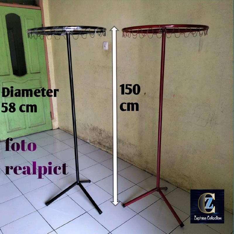 jemuran / gantungan baju bentuk bulat Besi Pakaian - Shop | Tokopedia