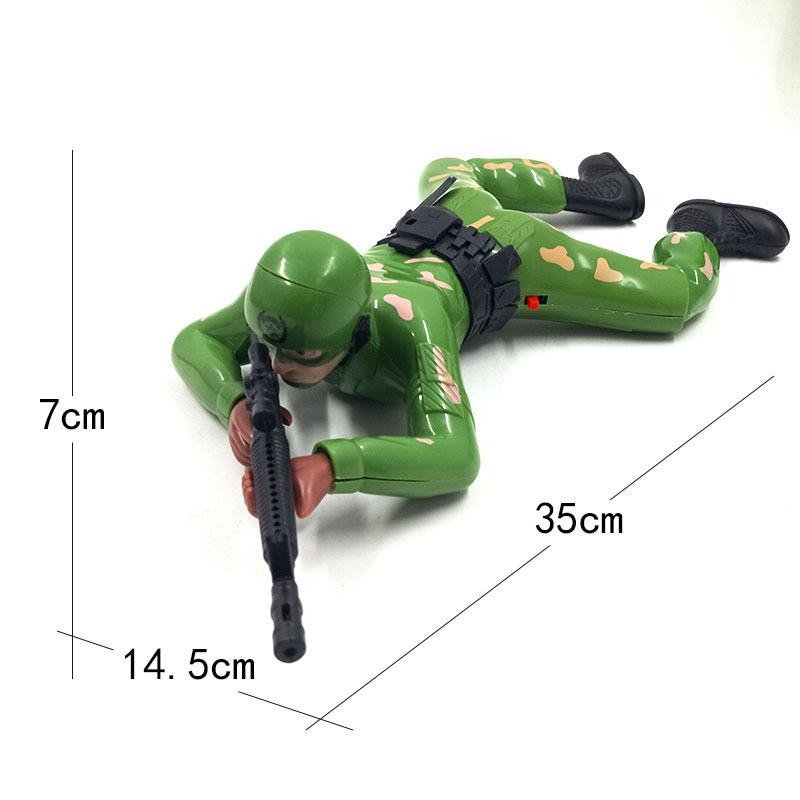 New electric crawling soldier toys camouflage soldiers crawling ...