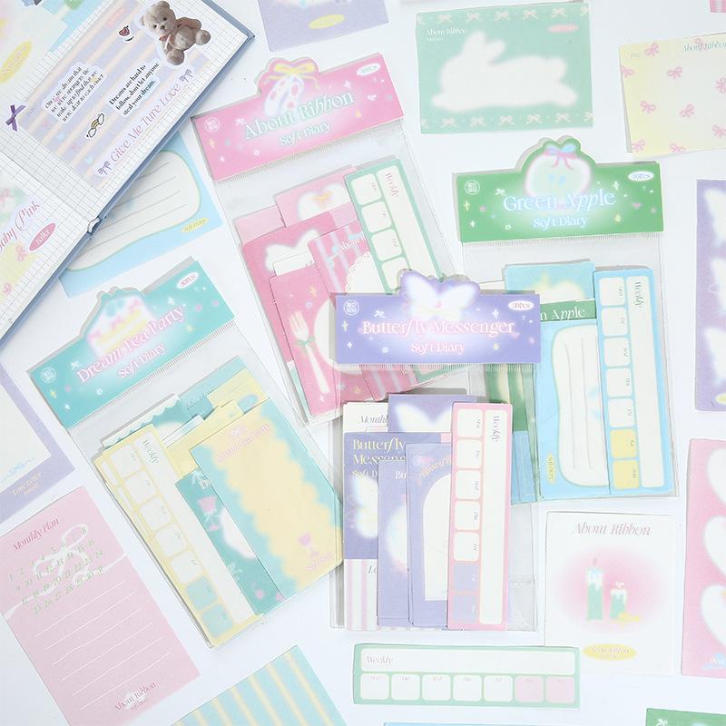 idako [Soft Diary Series] 30Pcs cute sticky note paper Korea - TikTok ...
