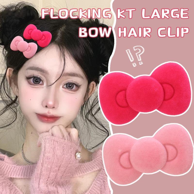 Jepit Rambut Ikatan bentuk rama-rama Kucing Hello Kitty, Berbondong ...