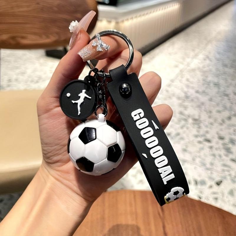 1pc Funky Football Shaped Keychain Pendant - Exquisite Fashion - TikTok ...