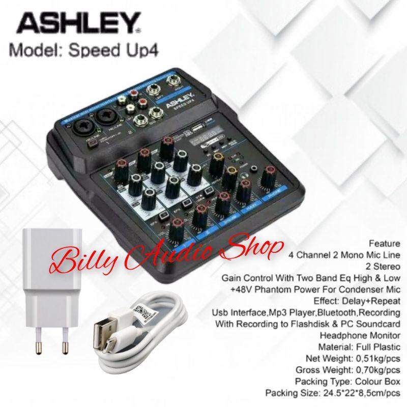 Mixer Audio Ashley Speed 4 | Ashley SM 402 | Ashley SmallBerry (BISA ...