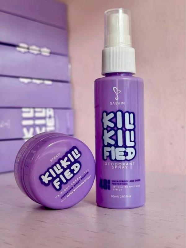 SASKIN Duo Set Deo Spray 60ml + Night Cream 10g For All Ski - TikTok ...