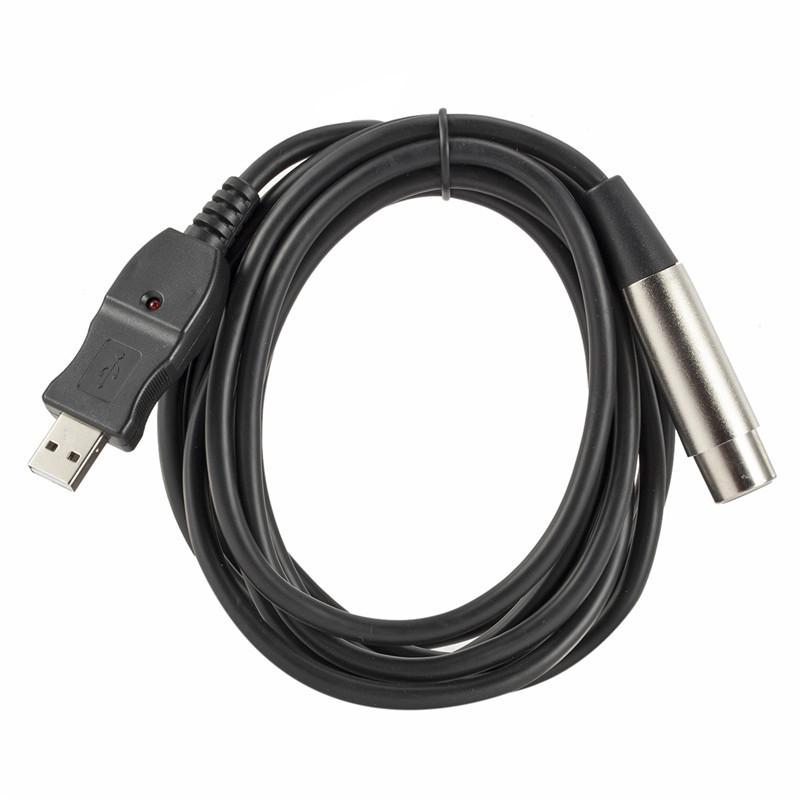 USB Microphone Cable 3m Microphone Cable Computer USB To XLR - TikTok ...