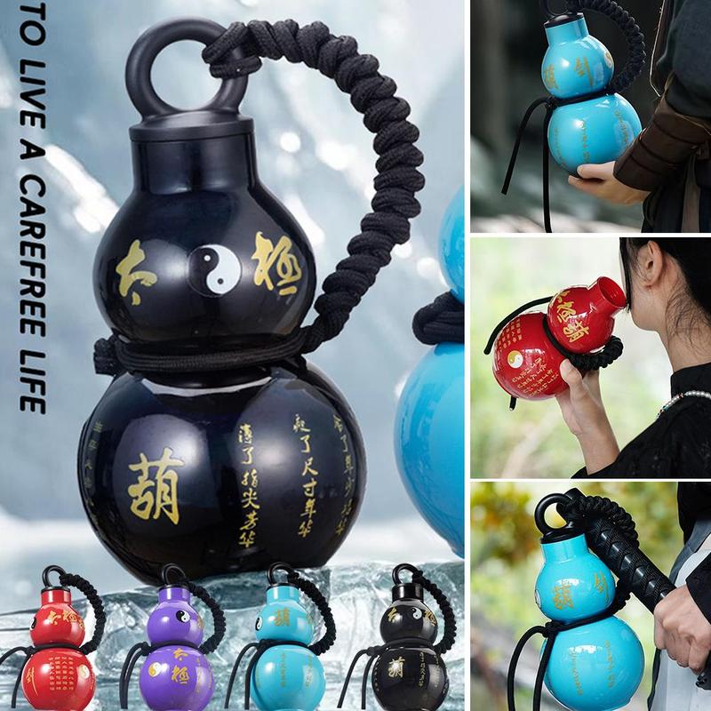 Botol Air Labu, Gaya Retro Cina Vintaj, Kapasiti Besar 800ML - TikTok ...