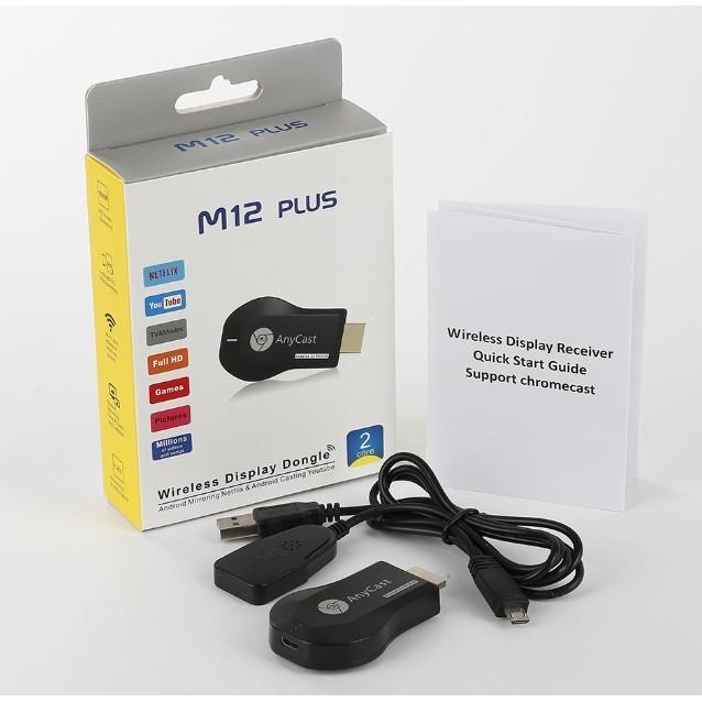 Original M12 PLUS Dongle Anycast 1080P HDMI Wireless TV WiFi - TikTok ...