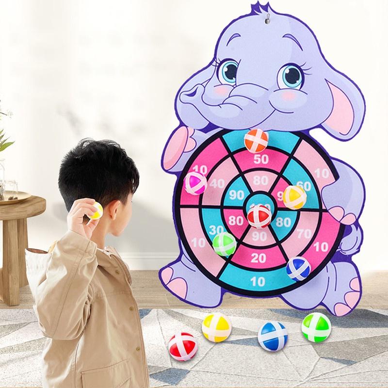 Kids Dart Board Target Sticky Ball Toys Montessori Educational - TikTok ...