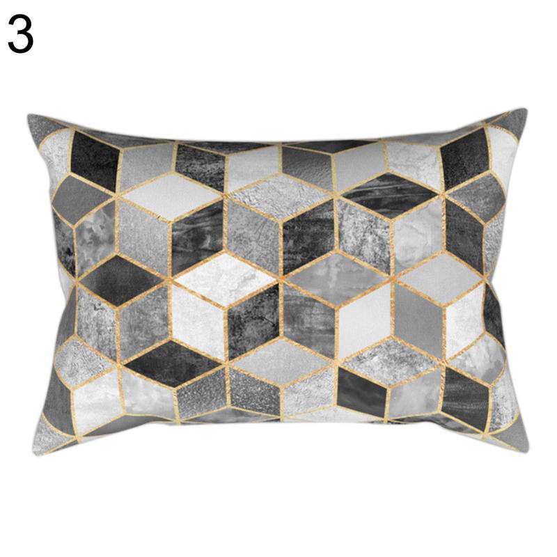 YO- Rectangle Geometric Cube Throw Pillow Case Cushion Cover - TikTok ...