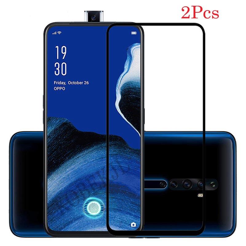 OPPO Reno2-Pelindung Skrin Kaca Bajaan, Filem Liputan Penuh Berkualiti ...