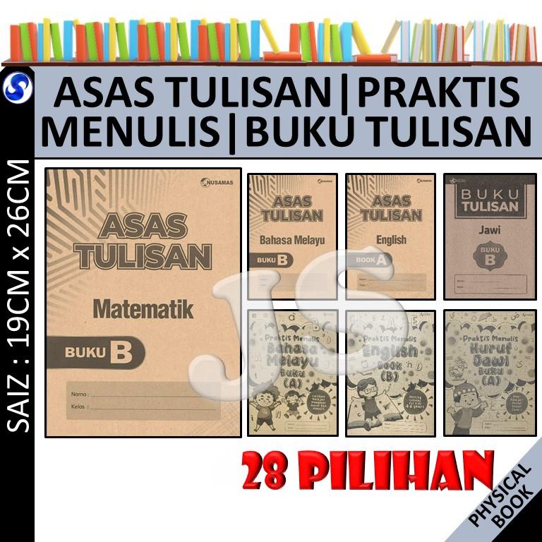 ASAS TULISAN 2024 | PRAKTIS MENULIS | BUKU TULISAN - MELAYU/ENGLISH ...