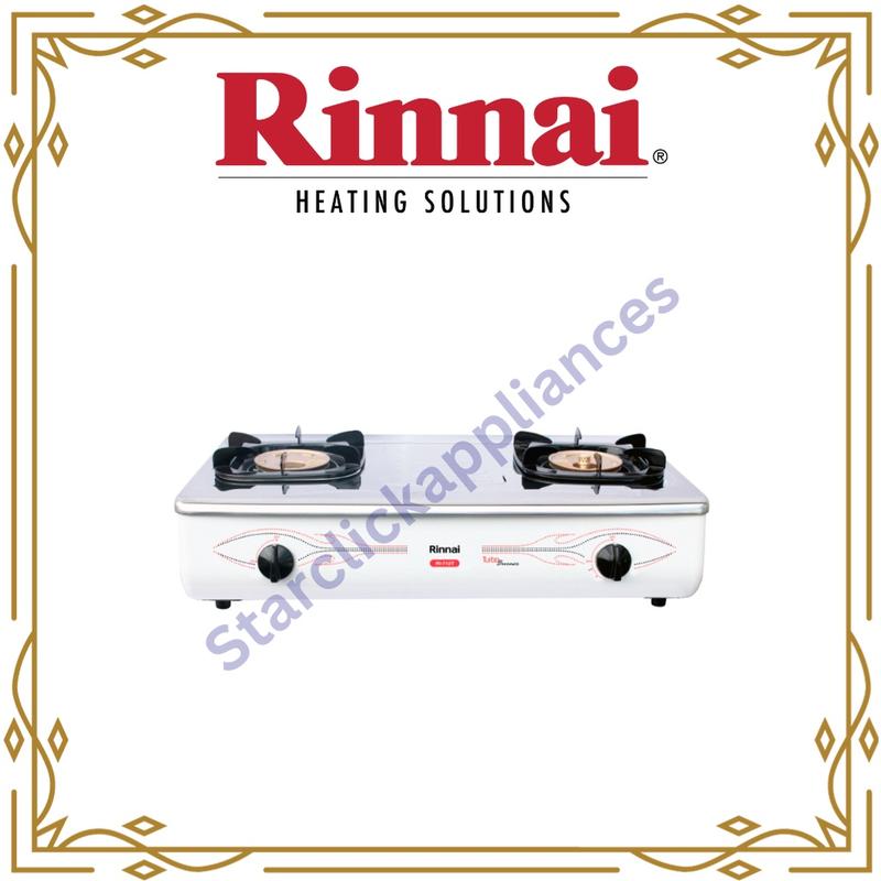 RINNAI Kompor Gas RI-712 T / RI 712 T / RI712T / RI 712 TG [2 Tungku ...
