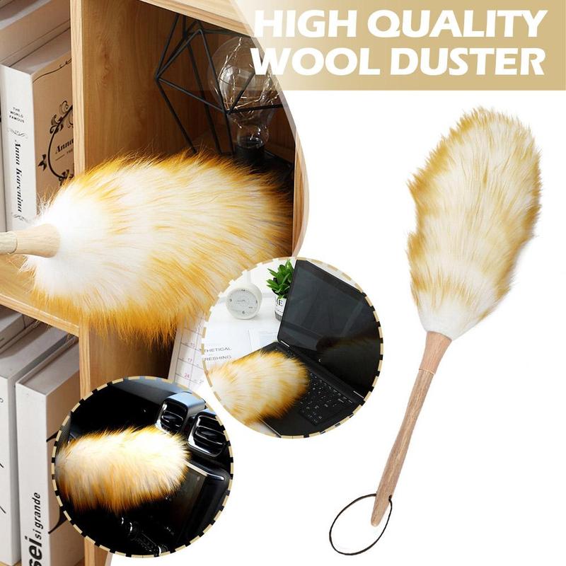 High-quality Wool Duster Car With Household Washable Feather Duster ...