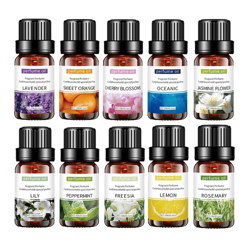 10ml Pure Diffuser Essential Oil, 1/3/6 Counts Aromatherapy Diffuser ...