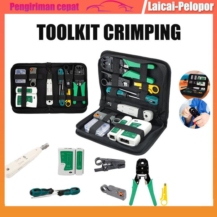 Promo Network Cable Repair Tool Kit Set Alat ServisJaringan Internet ...