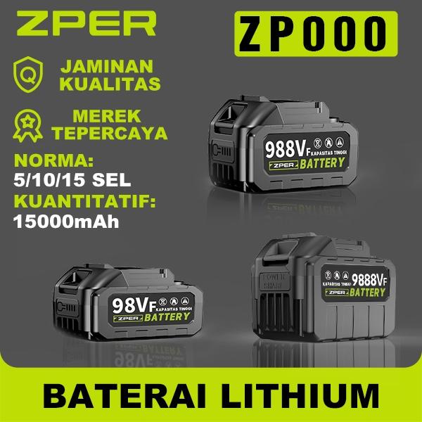 ZPER Baterai lithium berkapasitas besar Baterai Mesin kompatibel - Shop ...