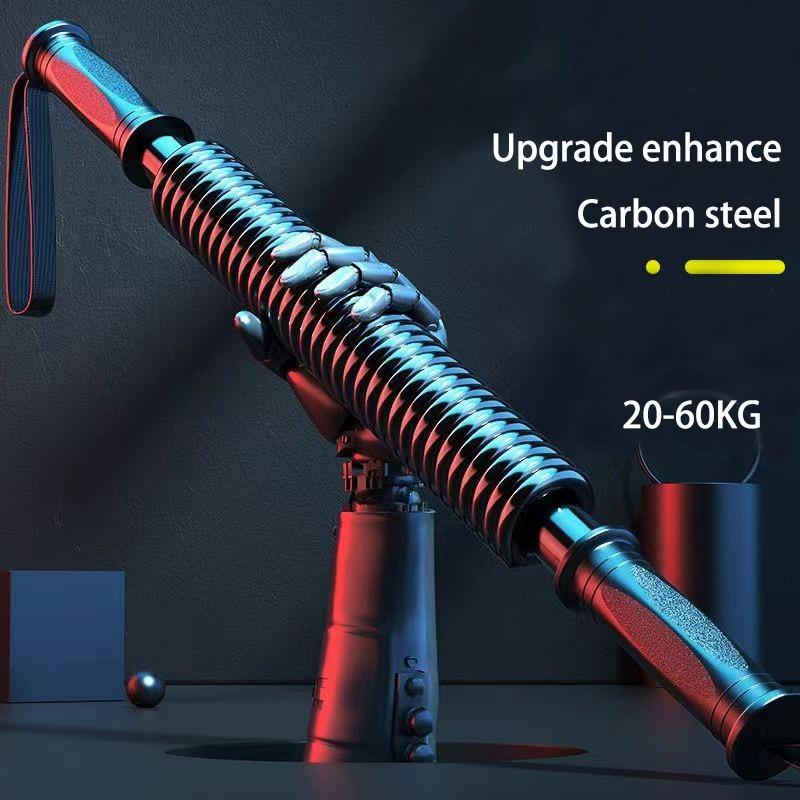 Power Twister Bar Arm Chest Builder 20/30/40/50/60KG Spring Hand ...