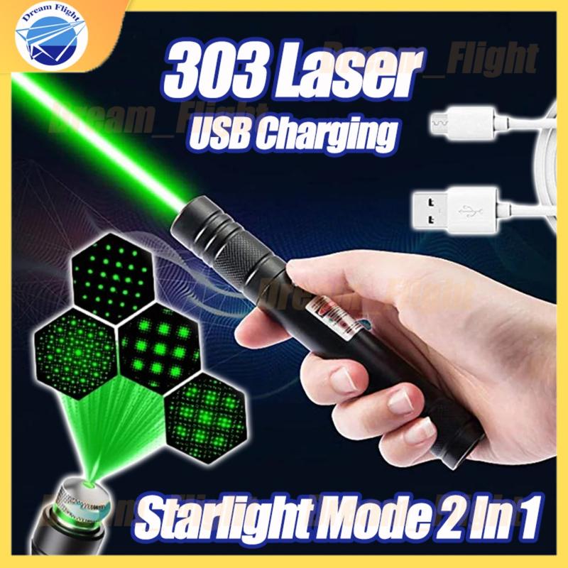 USB Rechargeable Laser Pointer Green/Red Laser Flashlight 532nm - TikTok Shop Philippines