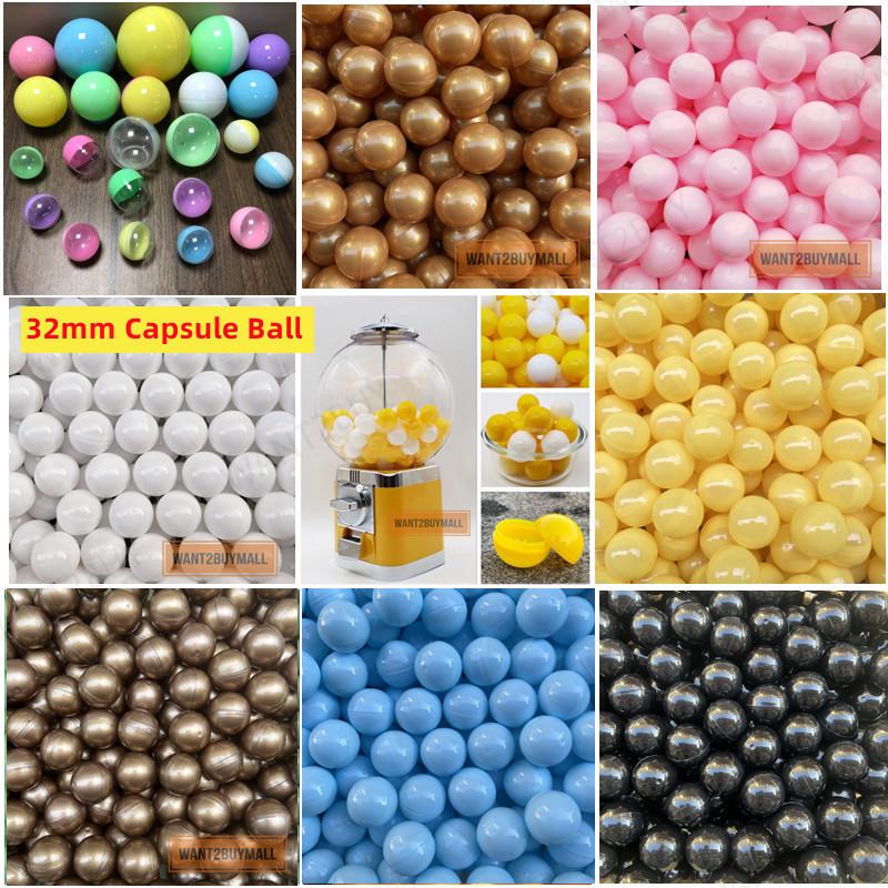 Empty Plastic Capsule Ball 32mm Solid Gold Silver Event Luck - TikTok ...