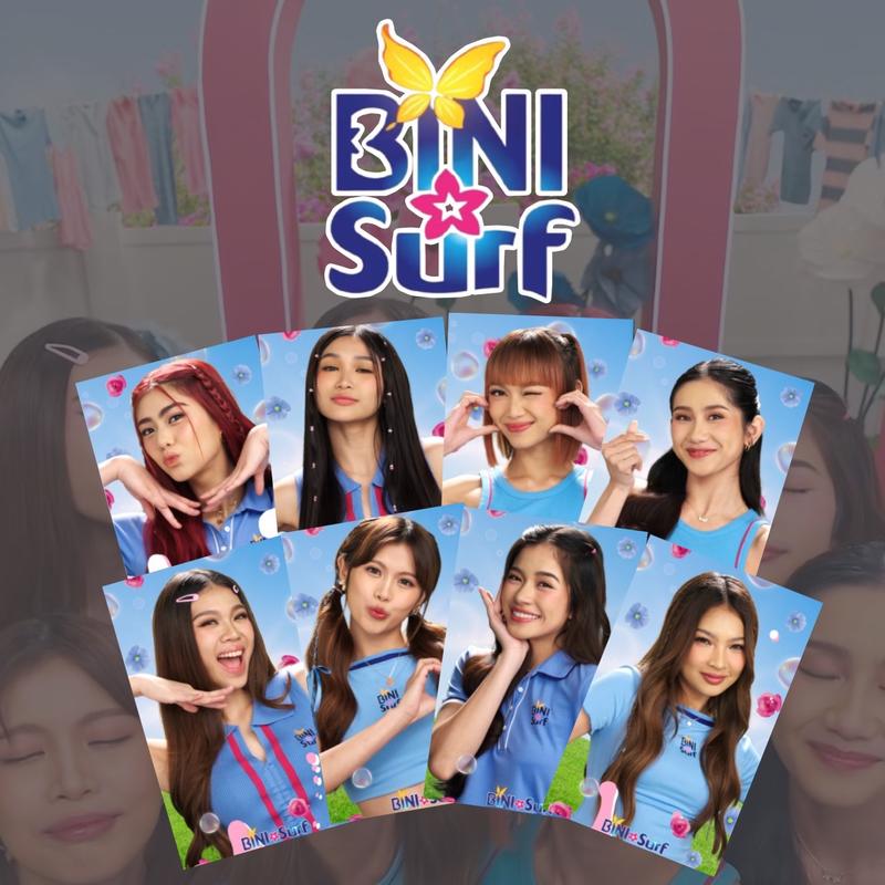 Surf x BINI UNOFFICIAL Photocards set | Matte - TikTok Shop Philippines