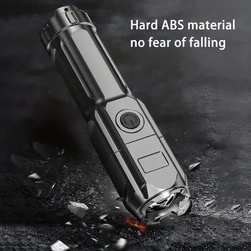 1pc/ 2pcs Super Bright Zoomable Flashlight - Portable, Multi-Functional ...