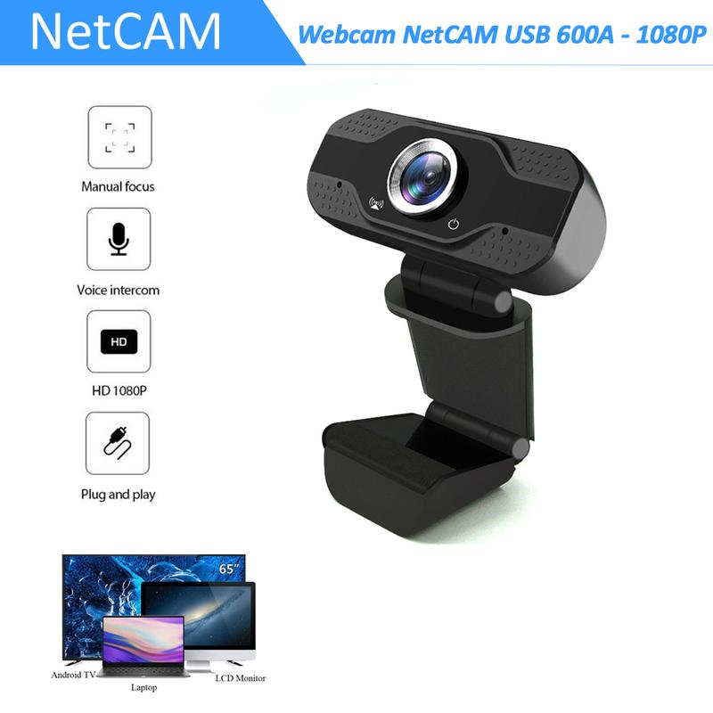 Webcam NetCAM USB 600A độ phân giải 1080P - TikTok Shop Vietnam