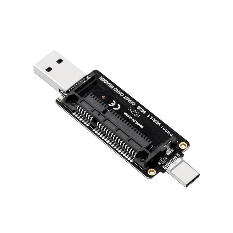 CFast USB 3.1 Type A+C Card Reader 10Gbps Fast Card Reader Portable ...