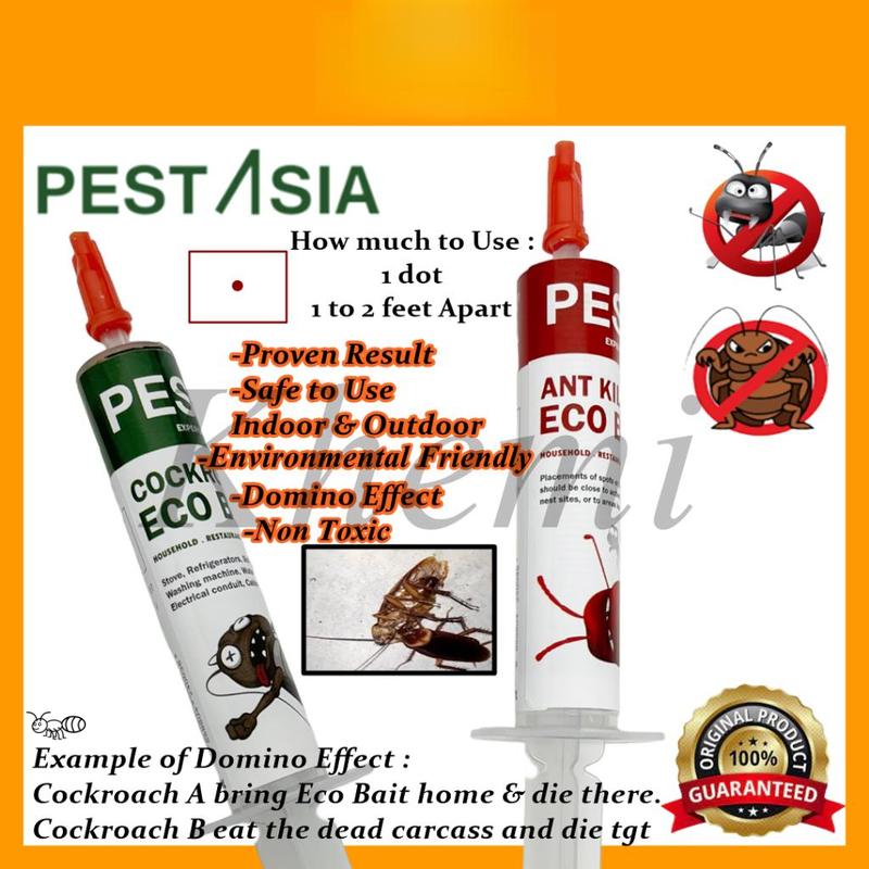 PEST ASIA Eco Bait Ants & Cockroaches Bait. Domino Killing Ant - TikTok ...