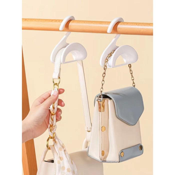 Hanger Tas Organizer Bag Hook gantungan dasi syal - Shop | Tokopedia