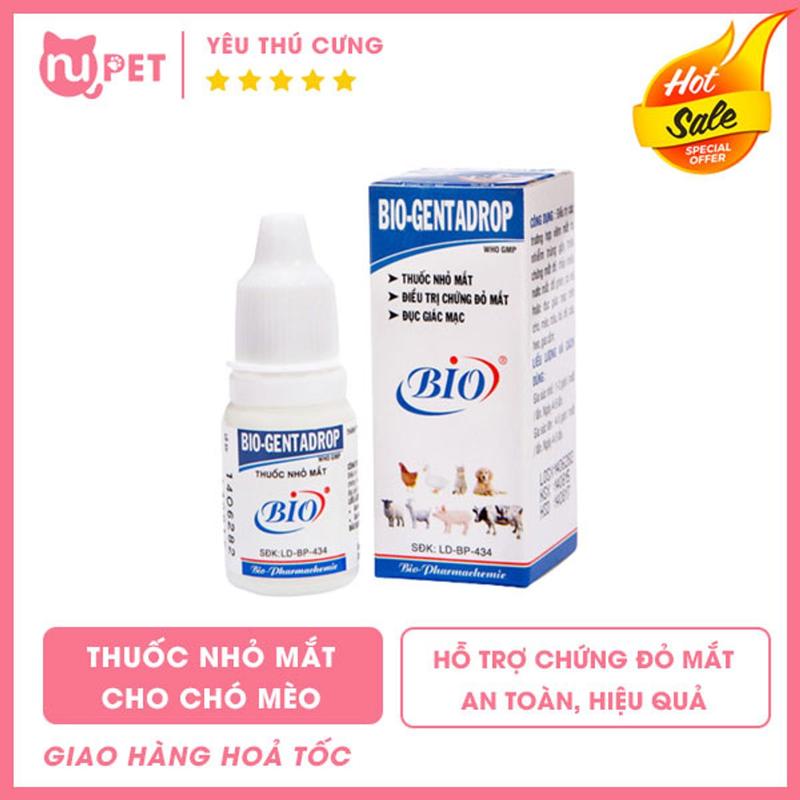 Dung dịch nhỏ mắt Bio Genta Drop chai 10ml cho chó mèo - TikTok Shop ...