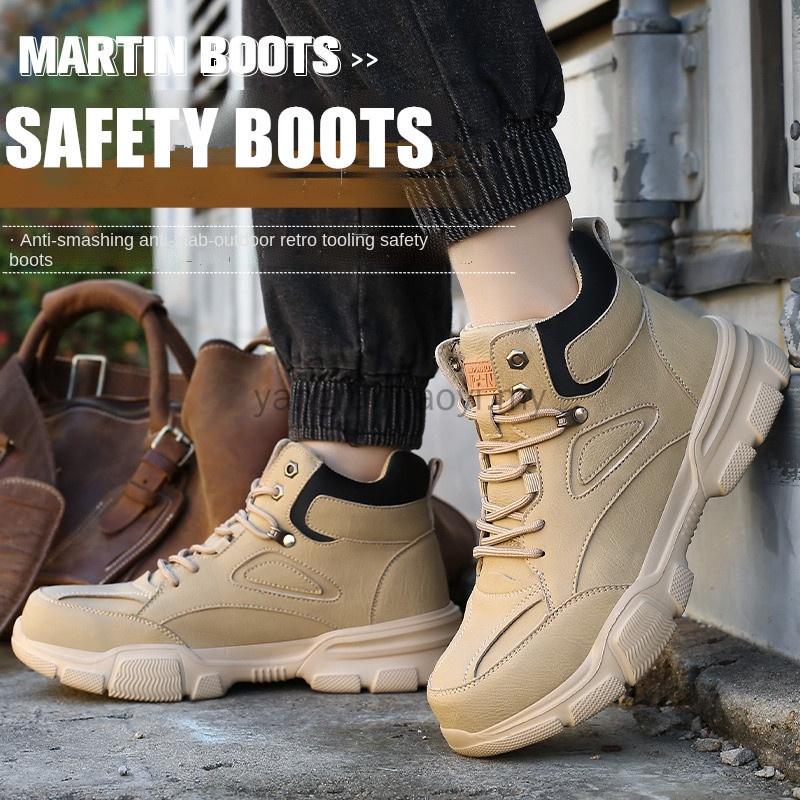 Safety boots waterproof lightweight steel toe safety shoes anti ...