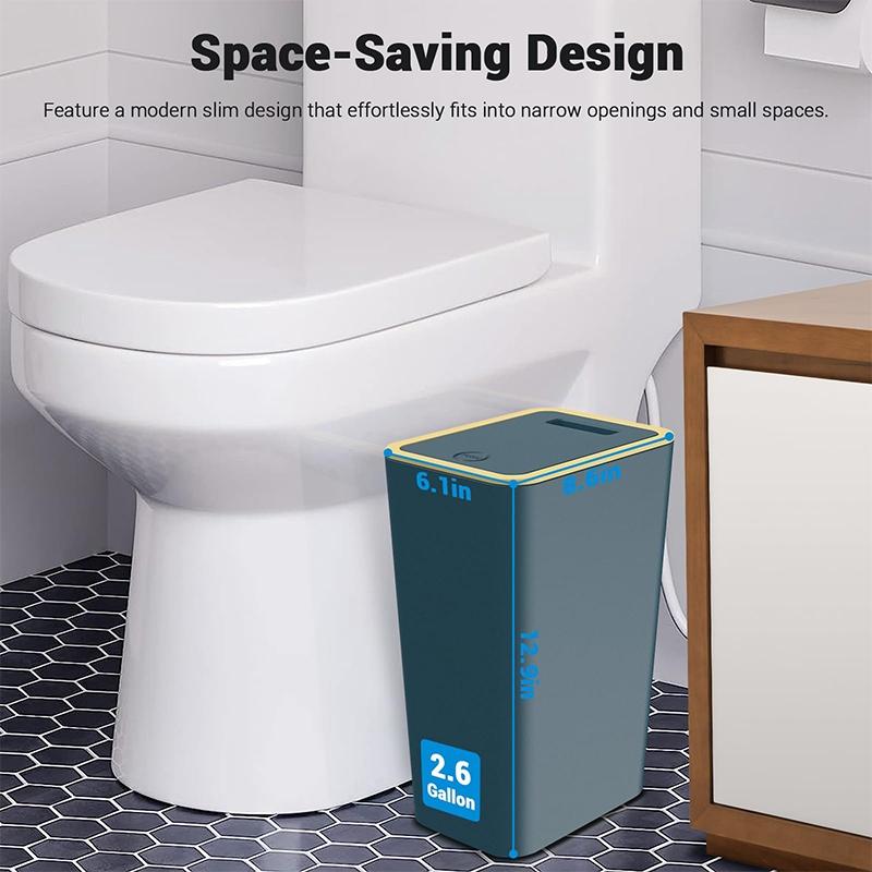 【Banbo Mall】 COD Trash Can with Cover Portable Dustbin for Kitchen ...