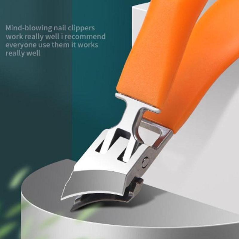 Curved Nail Clippers Anti Splash Fingernail Toenail Clippers - TikTok ...