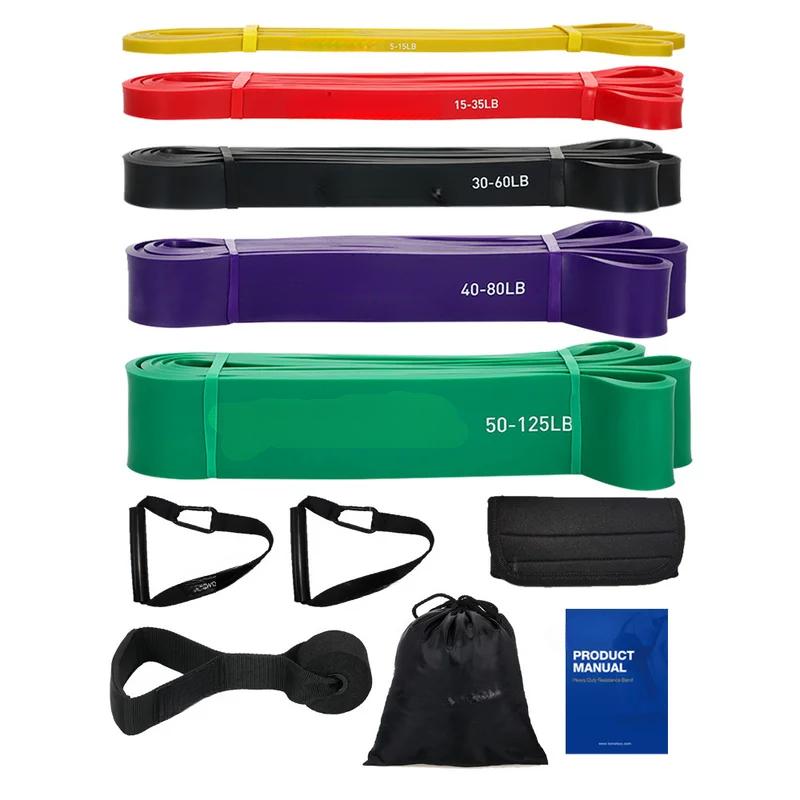 Heavy-duty resistance belts - 5 strength levels for men and women ...