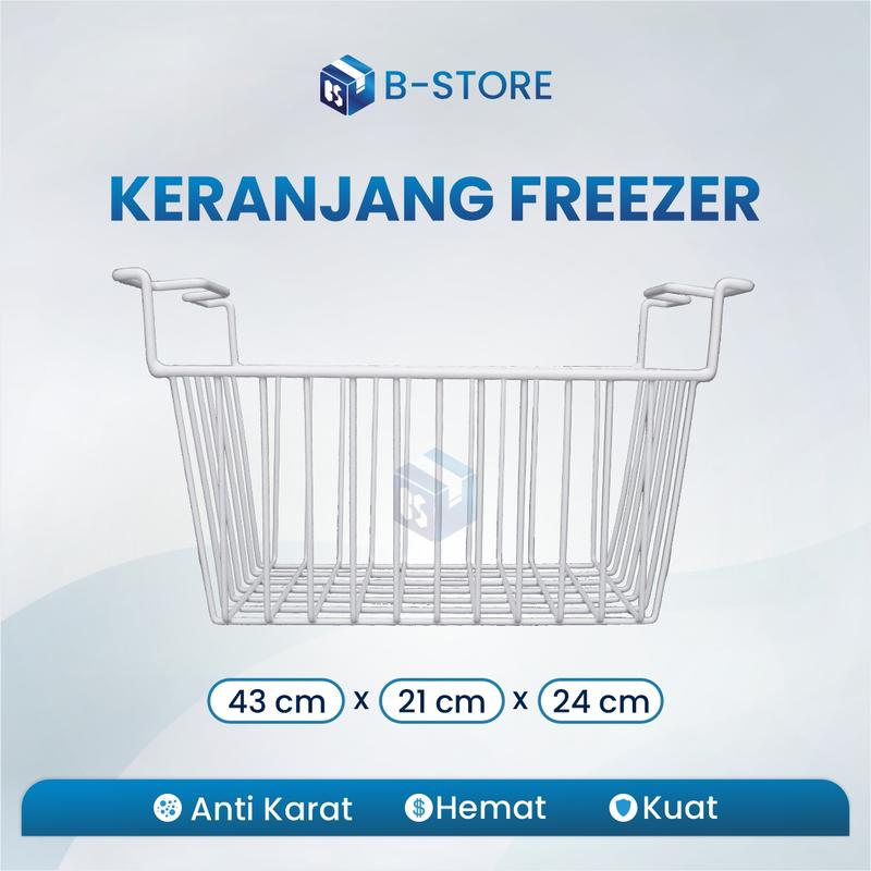 Keranjang Freezer Ukuran 43x21x24 Besi Tebal 5mm Buah Gagang - Shop ...
