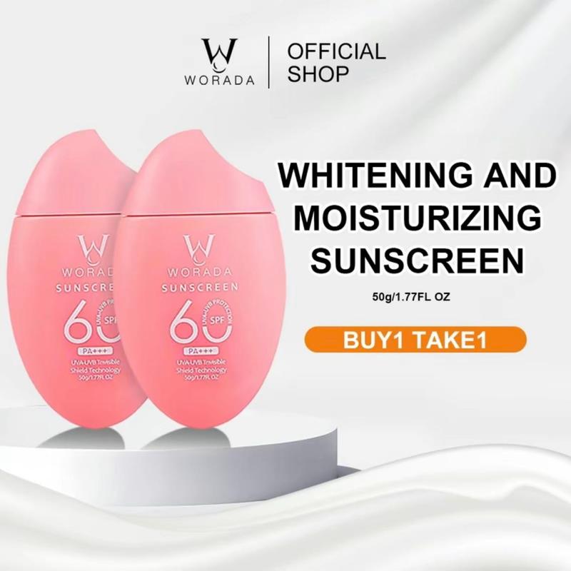 【FDA Approved】COD BUY 1 TAKE 1 WORADA SPF60+++ Sunscreen Sunblock ...