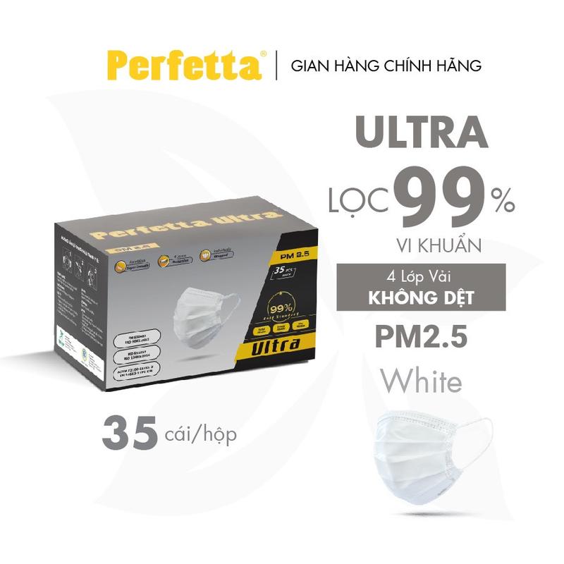 Khẩu trang cao cấp 4 lớp chống bụi mịn PM2.5 Perfetta Ultra - TikTok ...
