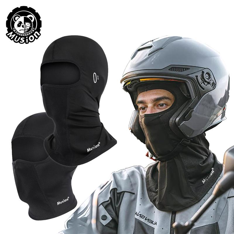 Musion Motorcycle Balaclava with Glasses Hole Cycling Full Face ...