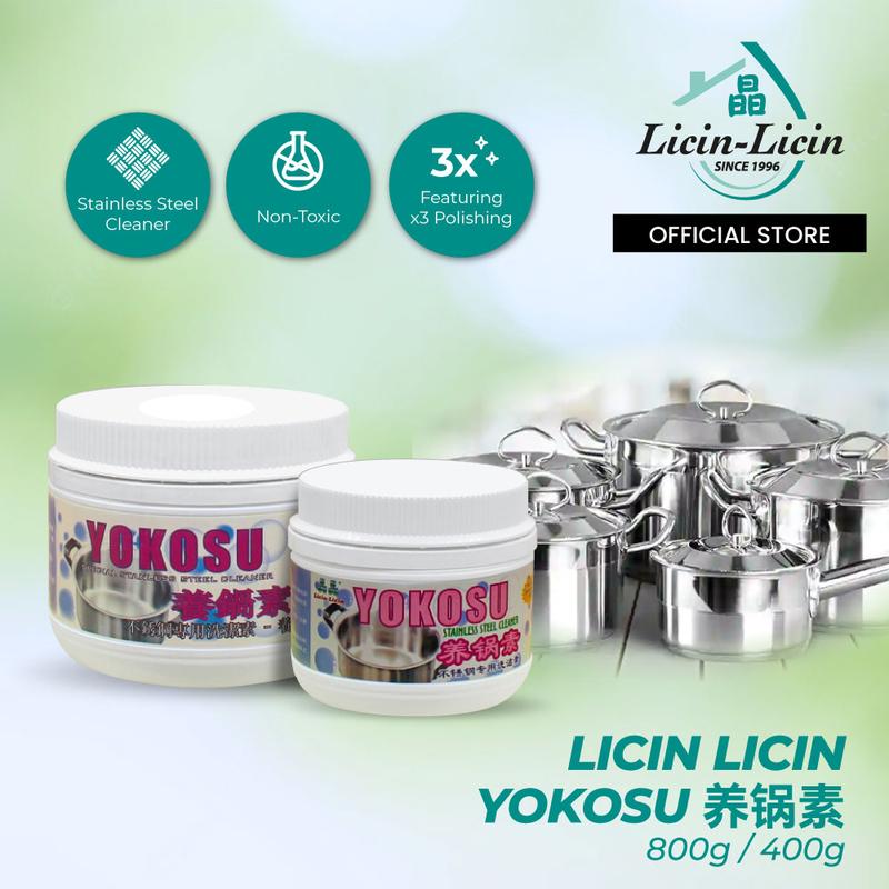 Licin Licin Yokosu Stainless Steel Cleaner - TikTok Shop Malaysia