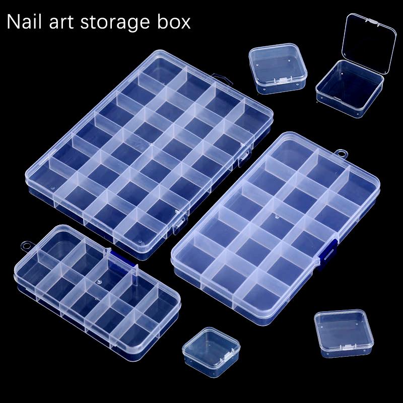Nail Art Storage Box Different size Organizer For Nail Powde - TikTok ...