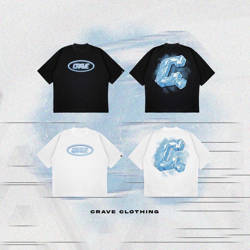 Crave Clothing Fashion Print Unsex TShirt Vintage design Top - TikTok Shop Philippines