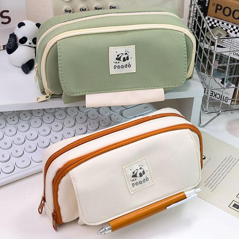 High Quality Cartoon Panda Pencil Case Large Capacity Multilayer ...