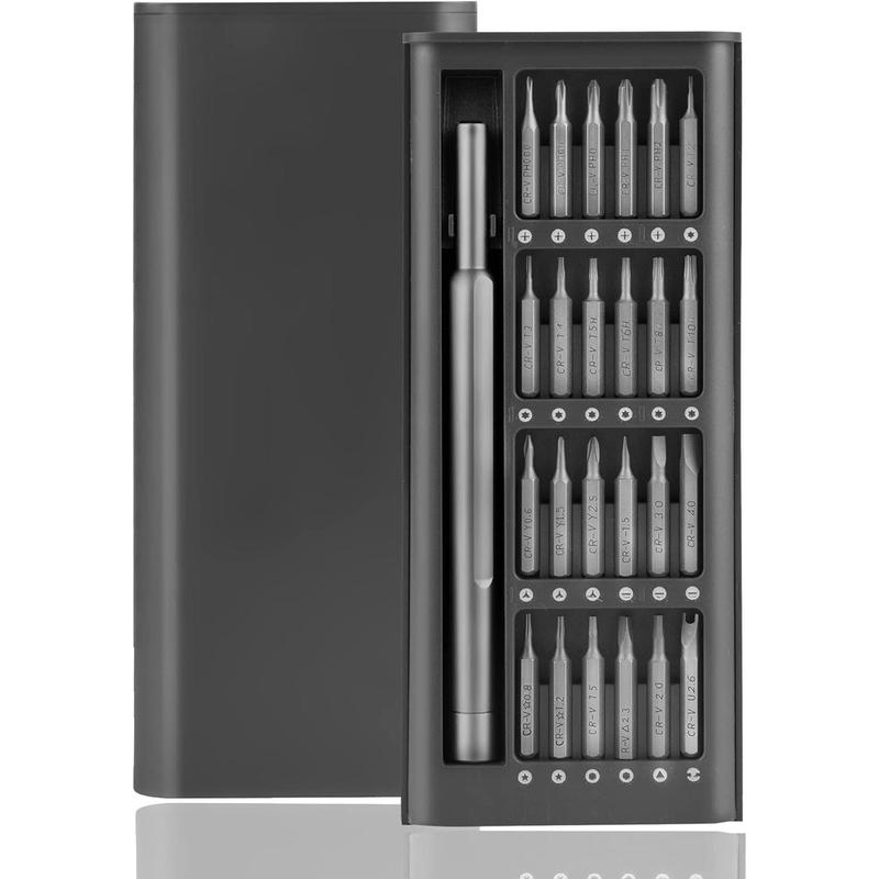 Precision Set, 25 in 1 Mini Repair Kit with 24 CR-V Bits for - TikTok Shop