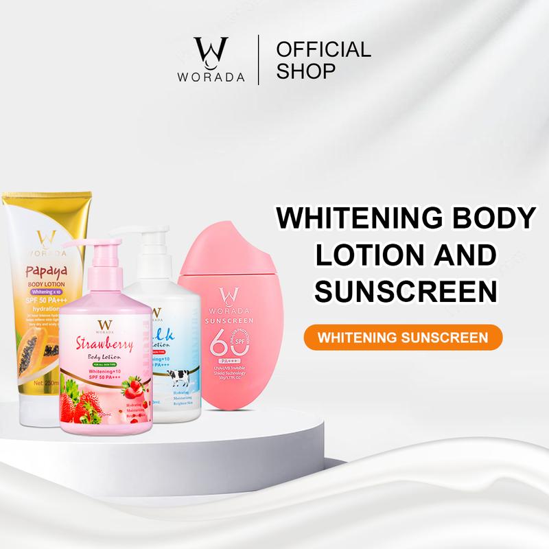 [FDA Approved] WORADA Sunscreen SPF60 PA+++ Sunblock Whitening - TikTok ...