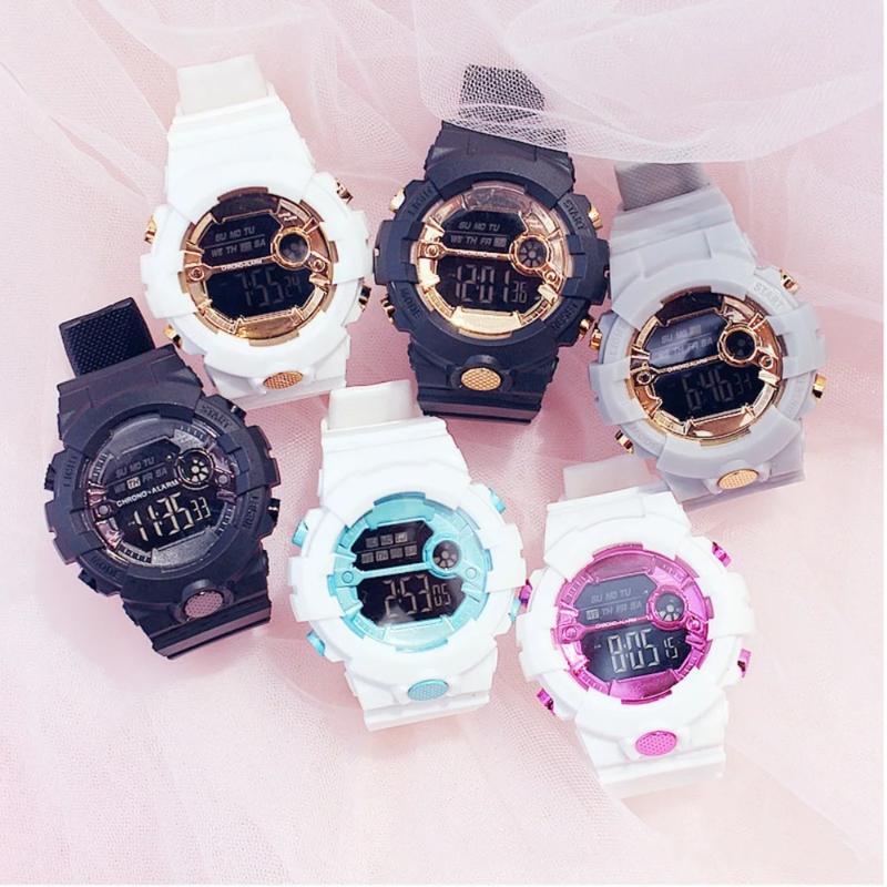 Jam Tangan Elektronik, Fesyen, Kalis Air, Jam randik, Persegi, - TikTok ...