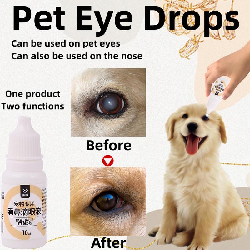 10ML Pet Eye Drops Nasal Drops 2 In 1 Remove Tear Stains Dir - TikTok ...