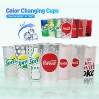 Promo Cold Discolored Water Cup Beer Glass 450ML Color Changing ...