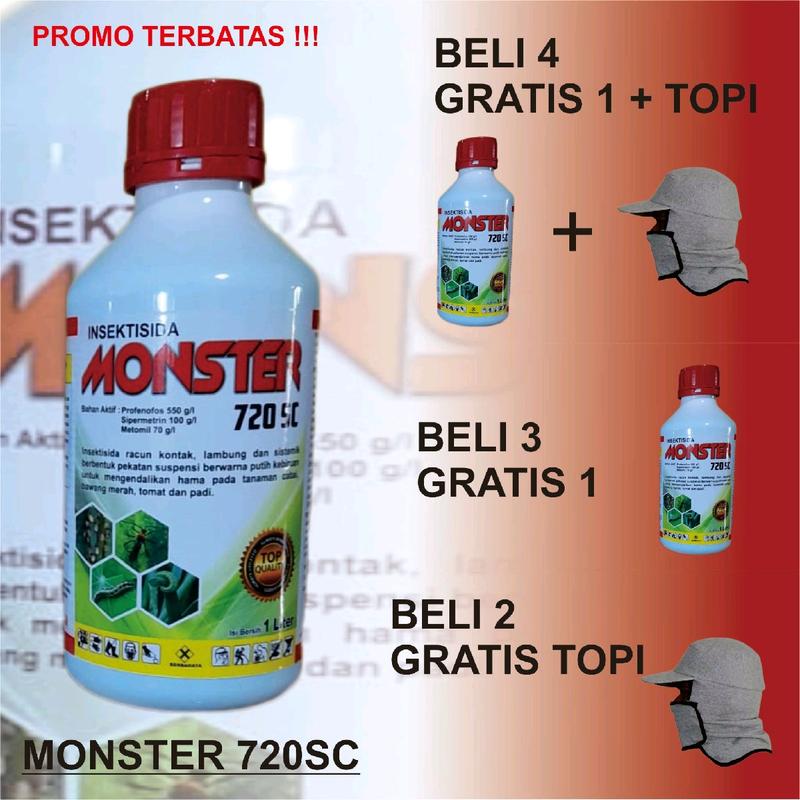 Monster 720SC 1Liter Beli 3 Gartis 1 / Insektisida Pembasmi Hama - Shop ...
