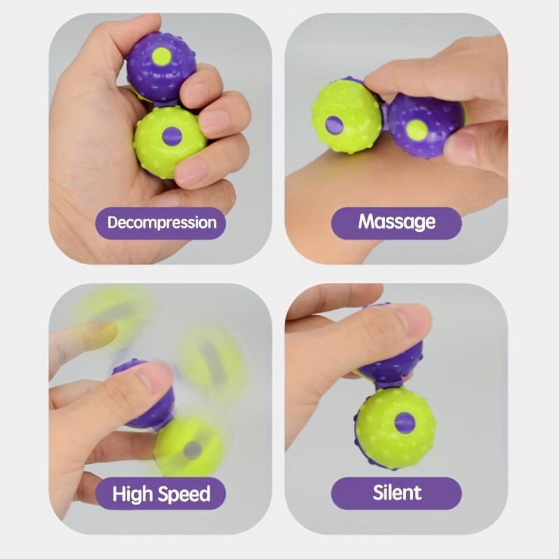 1pcs Fidget Spinner Ball Massage Ball Stress Relief Toy Fidget - TikTok ...